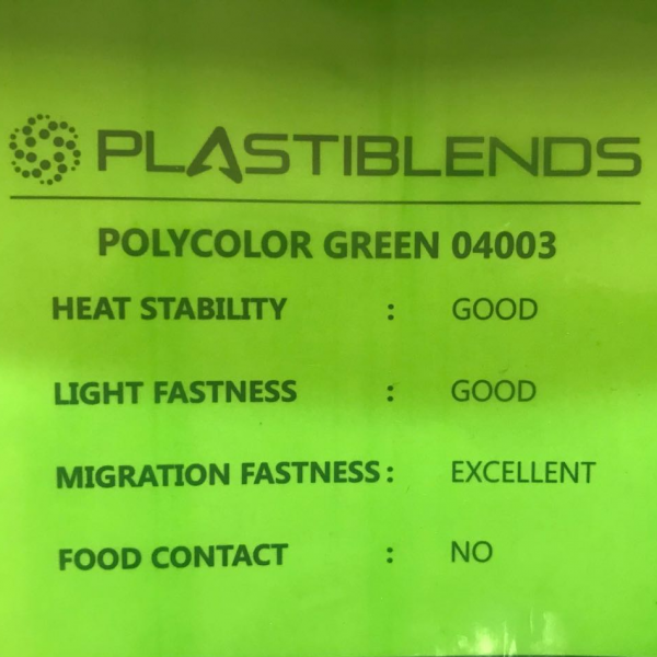 Мастербатч зеленый (MASTERBATCH POLYCOLOR GREEN 04003) | Позитив СТС